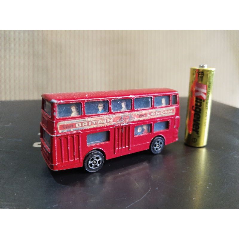 Vintage Corgi Jr Daimler Fleetline “Visit London” Red Double-Decker Bus ...