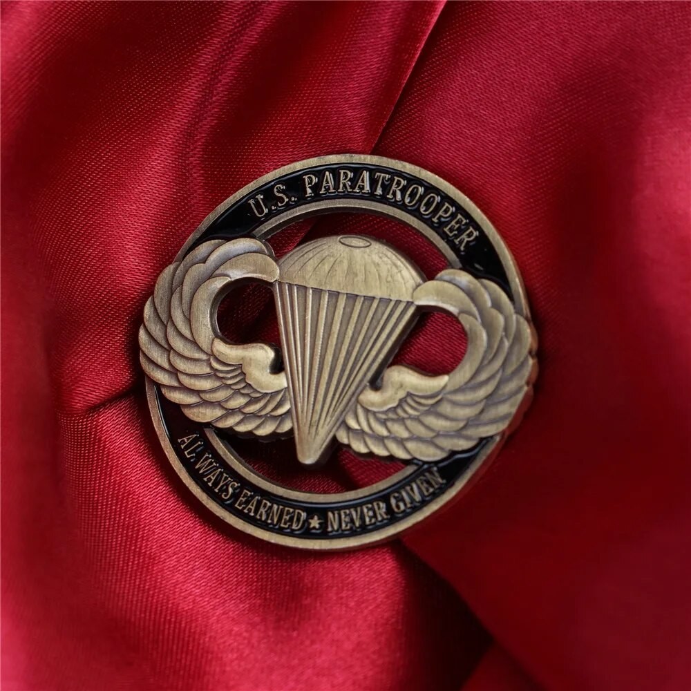 United States Air Force Commemorative Coin Paratrooper Challenge Coin ...