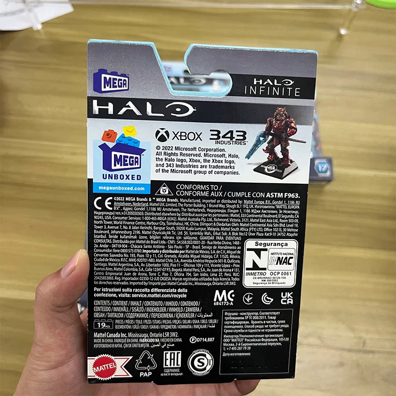 I0VC Mega Construx Blocks HALOINFINTE Halos Heroes Action Figures ...