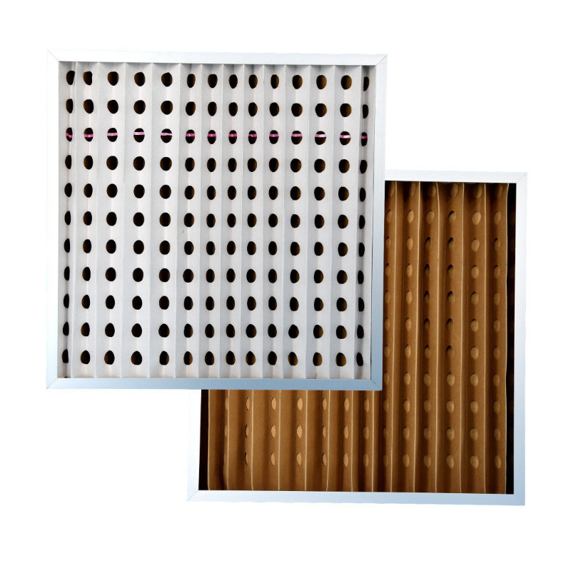 primary effect V-type paper paint air filter dry-type spray paint room ...