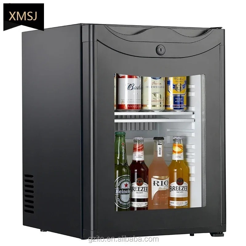 commercial hotel room display energy drink compressor mini bar fridge ...