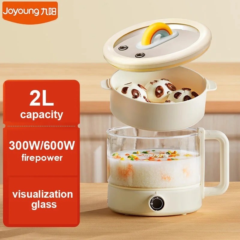 Joyoung G181 Electric Multi Cooker Visual Glass Material 2L Noodles ...