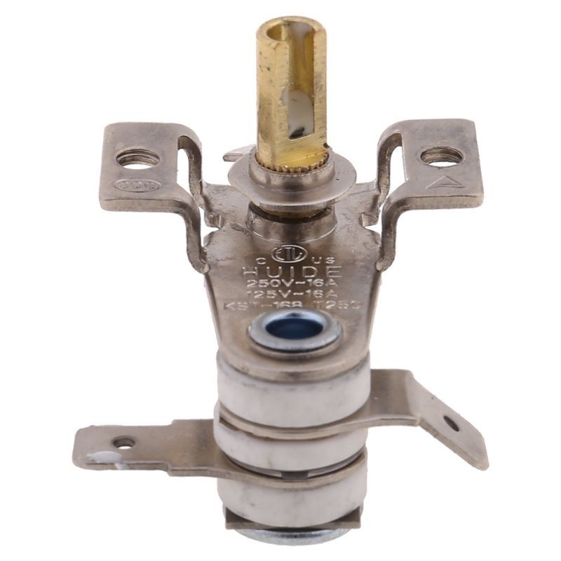AC 250V 16A Adjustable 90 Celsius Temperature Switch Bimetallic Heating ...