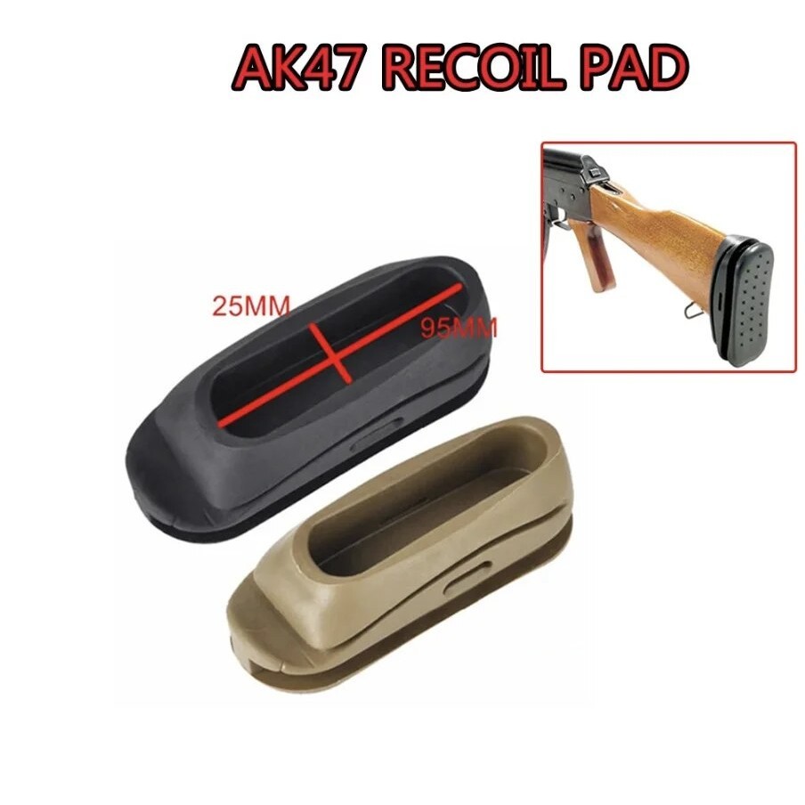 Rubber Tactical Airsoft Gun Rifle AK 47 AK74 AK74U SVD AKM Buttstock ...