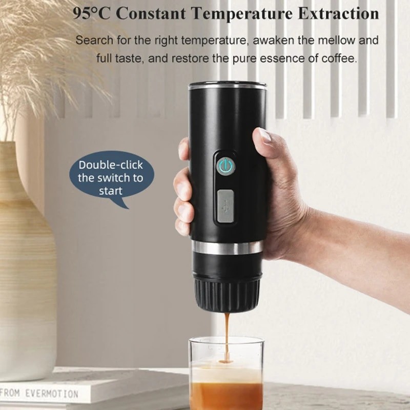 Portable Portable Fully Automatic Espresso Coffee Machine Size Capsule ...