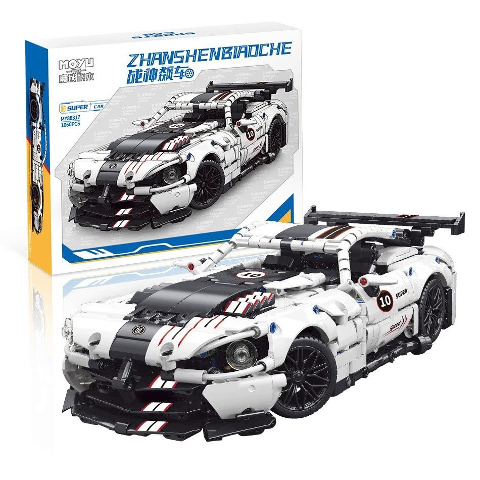 YHWQ MoYu Best Gifts Model block 1:14 The Viper Sport Car Compatible ...