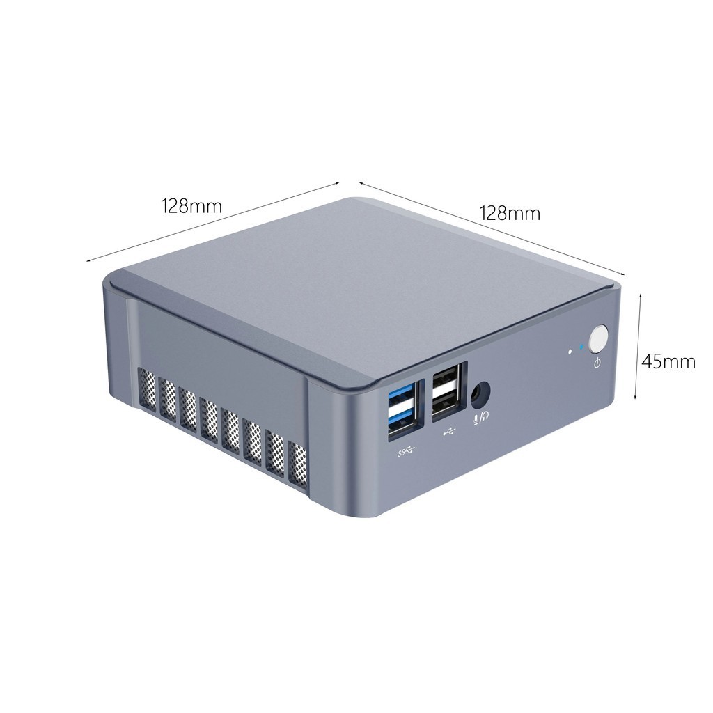 8HBF NUC Fan Metal Mini PC Core i7 1165G7 I5 Barebone Desktop Computer ...