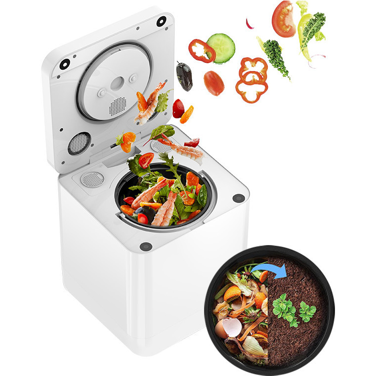 Smart Food Waste Composting Machine Home Use Grinder Waste Disposal ...
