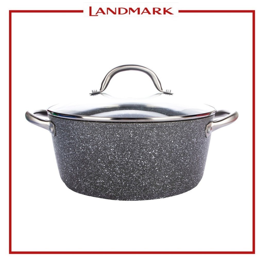 Masflex Forged Casserole Gl Lid Stone Series 24cm | Shopee Philippines
