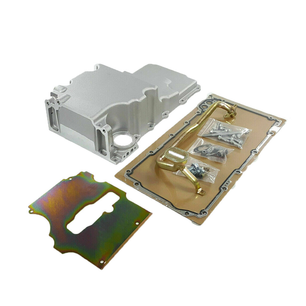 Hot Rod Parts Aluminum LS Low Profile Retro Oil Pan for LS1 LS2 LS3 LS6 ...