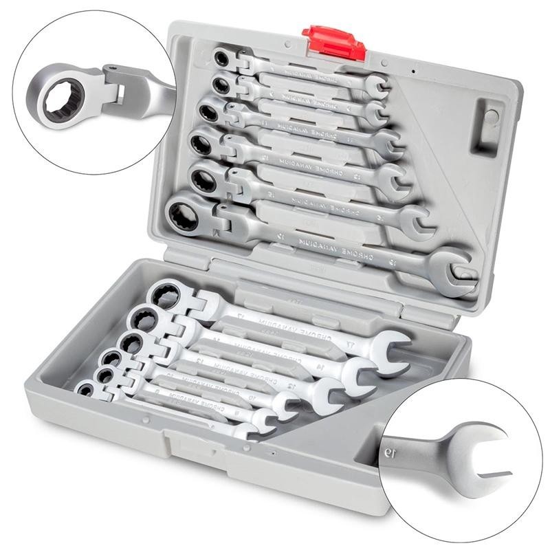 Wholesale 12Pc Mechanics Tool Set Professional Hand Wrench Set Metal ...