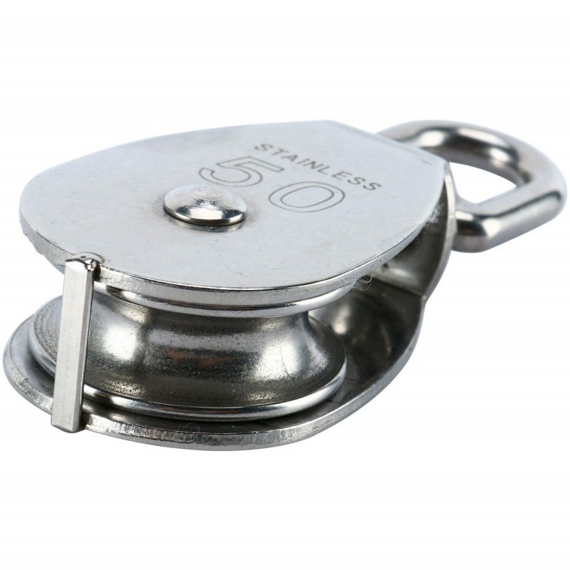 High Quality Stainless Steel Single Pulley Block Wheel Swivel Rigging ...