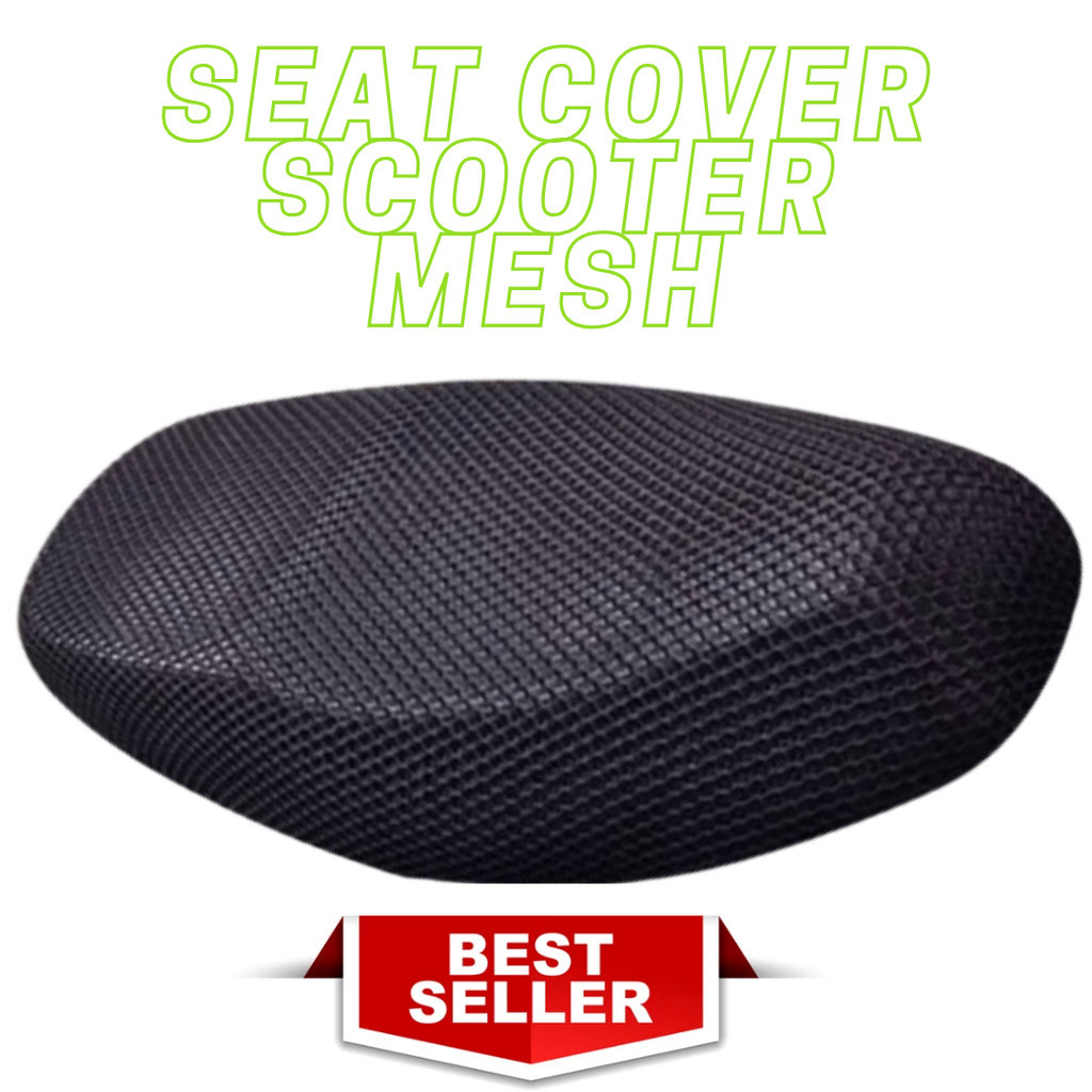 HONDA AIRBLADE 150 MOTORCYCLE SEAT COVER BLACK MESH ORIGINAL HIGH ...