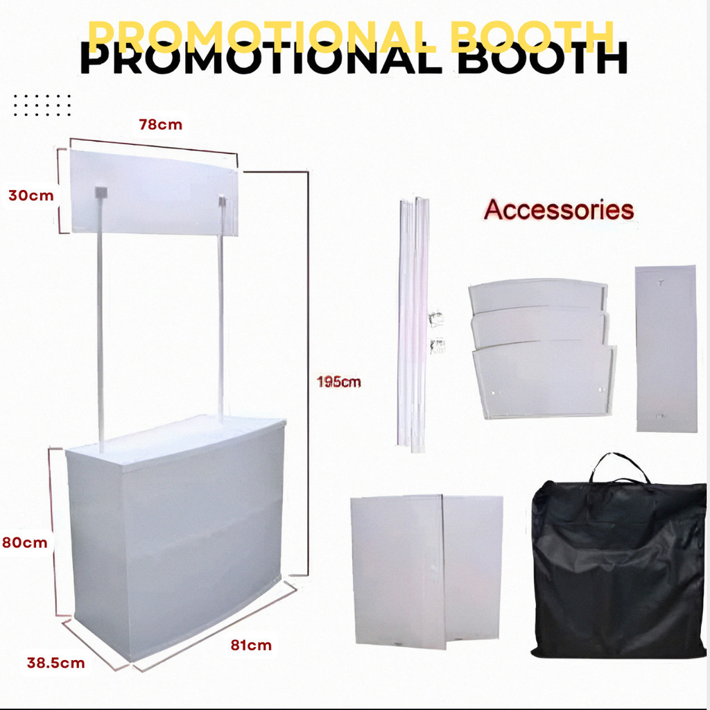 Collapsible Promotion Counter Sampling Booth | Shopee Philippines