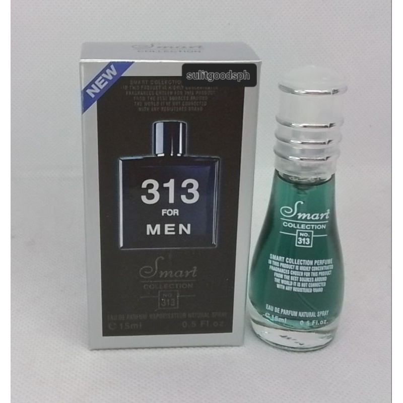SMART COLLECTION NO. 313 PERFUME FOR MEN 15 ML EDP | Shopee Philippines