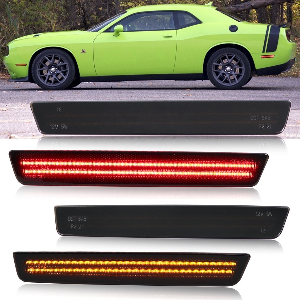 Quality Amber Red White LED Front & Rear Fender side marker signals ...
