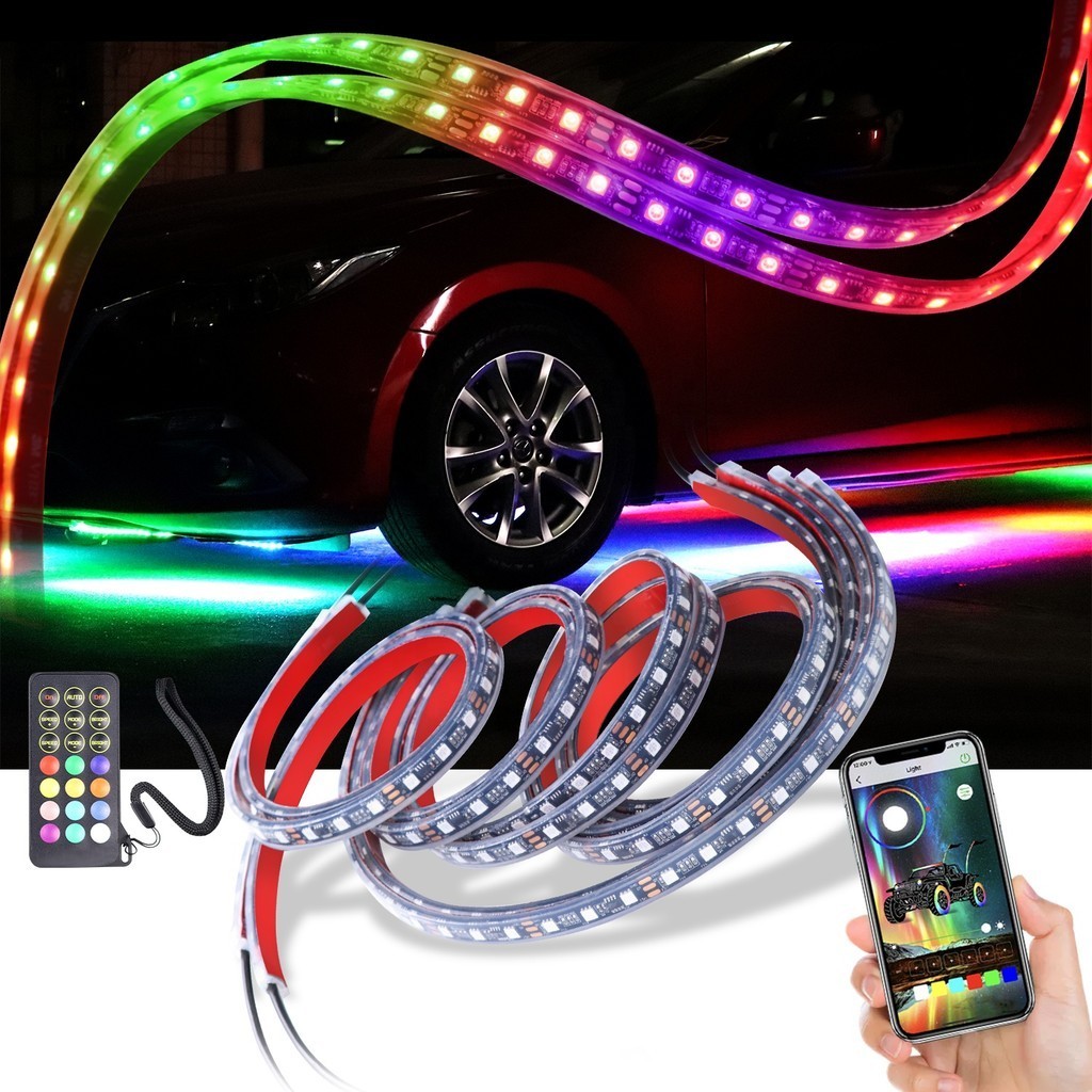Flexible Strip Under body Kit Car accessories Car Led Glow Light With ...