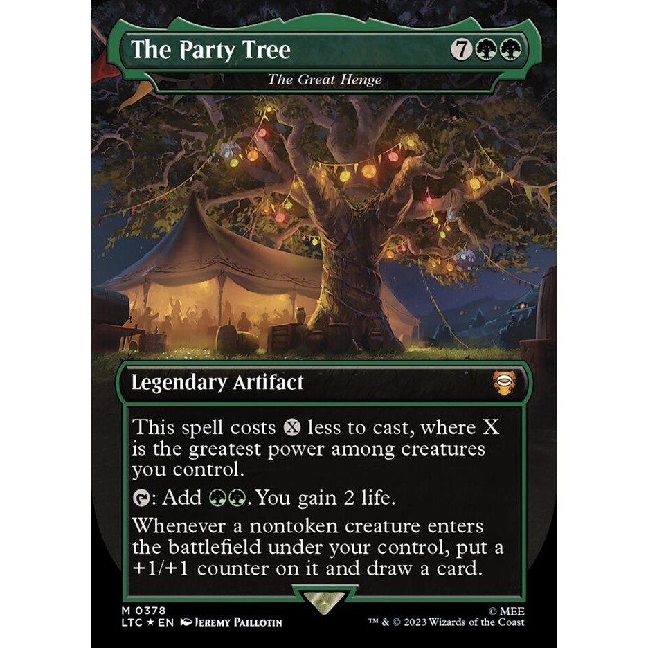 MTG Proxy Card - The Great Henge (The Party Tree) | Tales of Middle ...