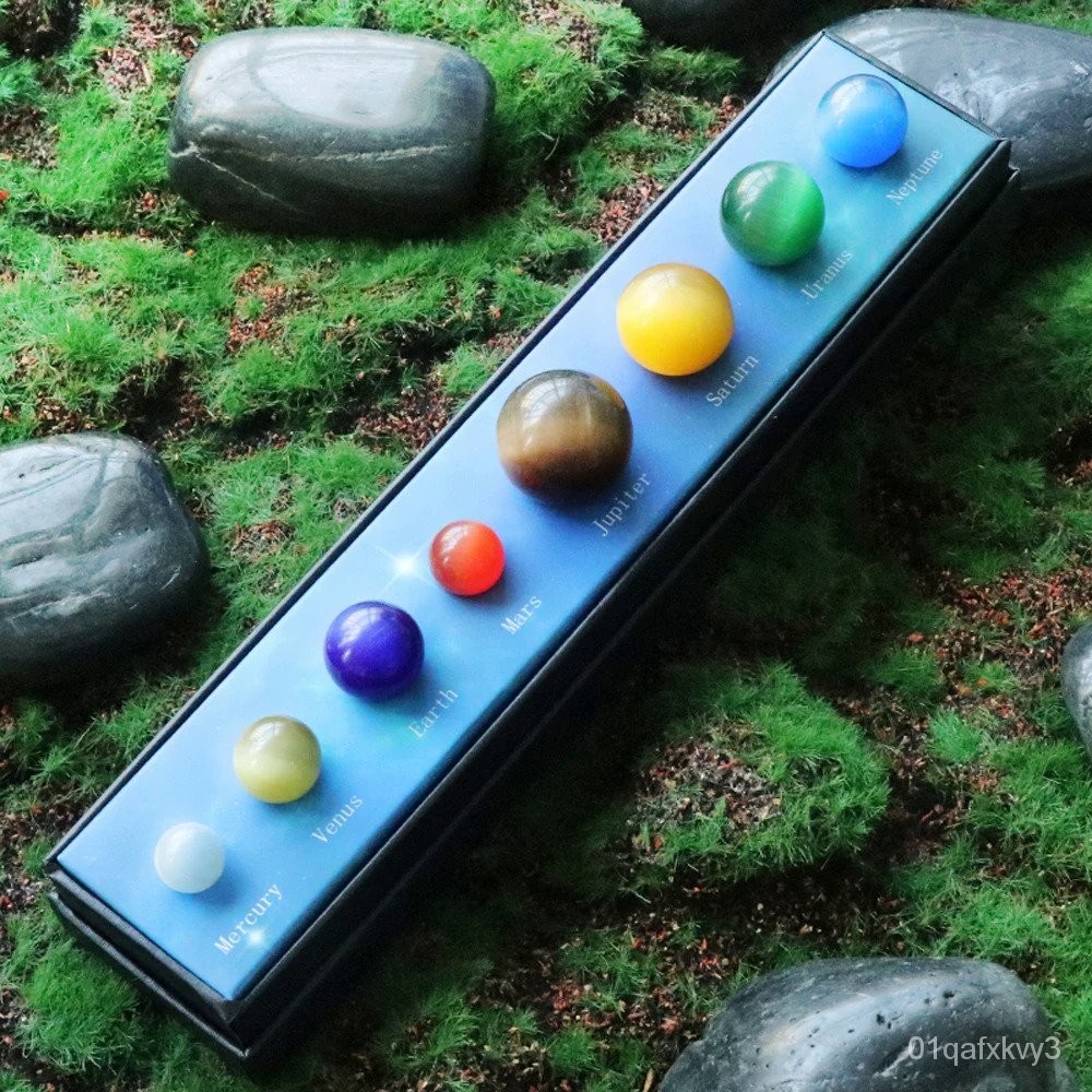 Eight Planets of The Solar System Model Scientific Set Chakra Yoga ...