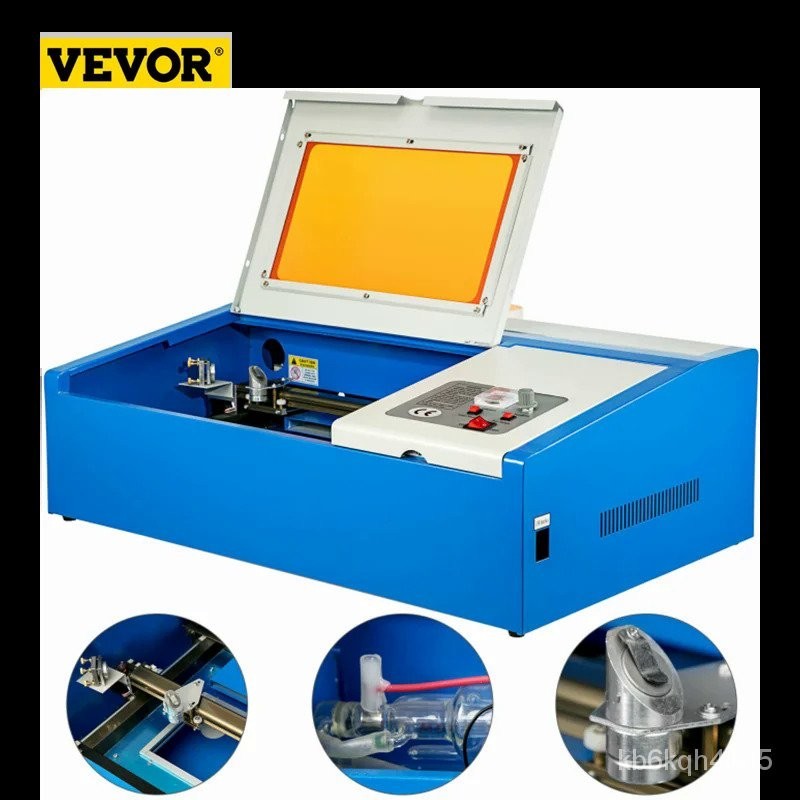 VEVOR 40W 300X200MM CO2 LASER ENGRAVING CUTTING MACHINE ENGRAVER CUTTER ...