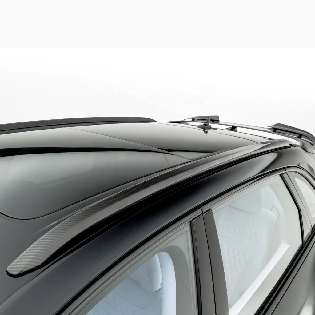 M Style Carbon Black Luggage Rack Exterior Trim Car Roof Rack Kits For ...