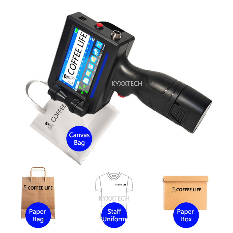 2024 New upgrade Handheld Inkjet Printer for Fabric bag Cloth bag paper ...