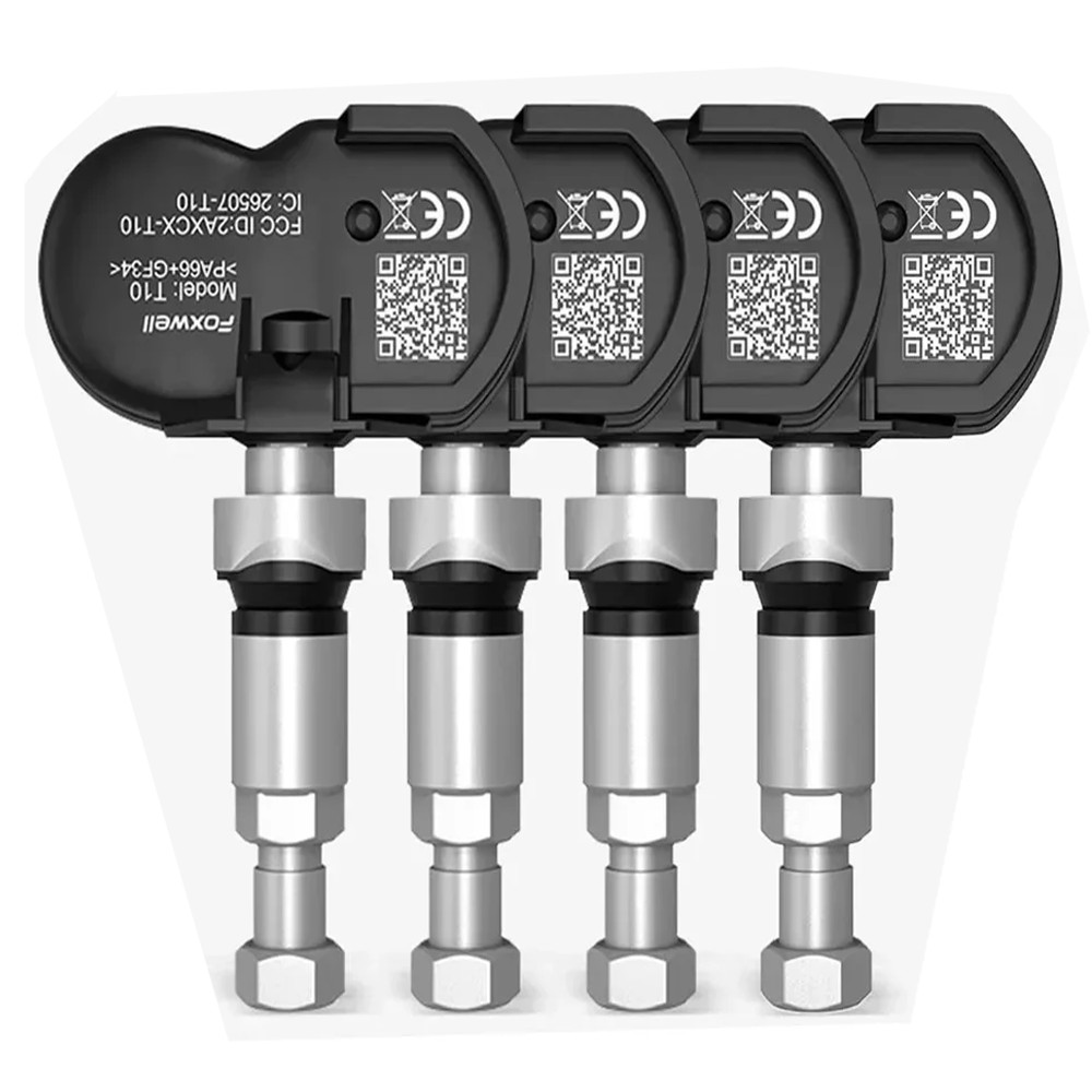 FOXWELL T10 universal car tpms sensor 2 in 1 315Mhz 433Mhz tire ...
