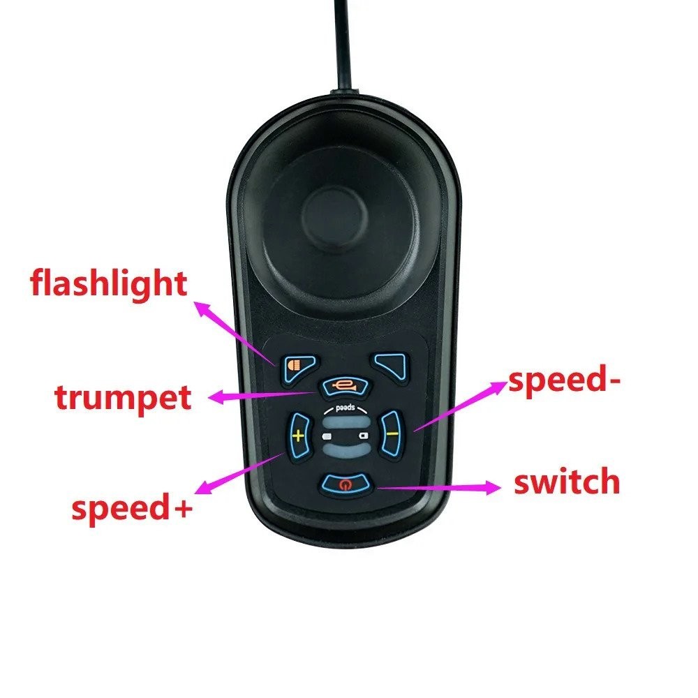 24V50A Waterproof DC Brushless Dual Electric Wheelchair Controller ...