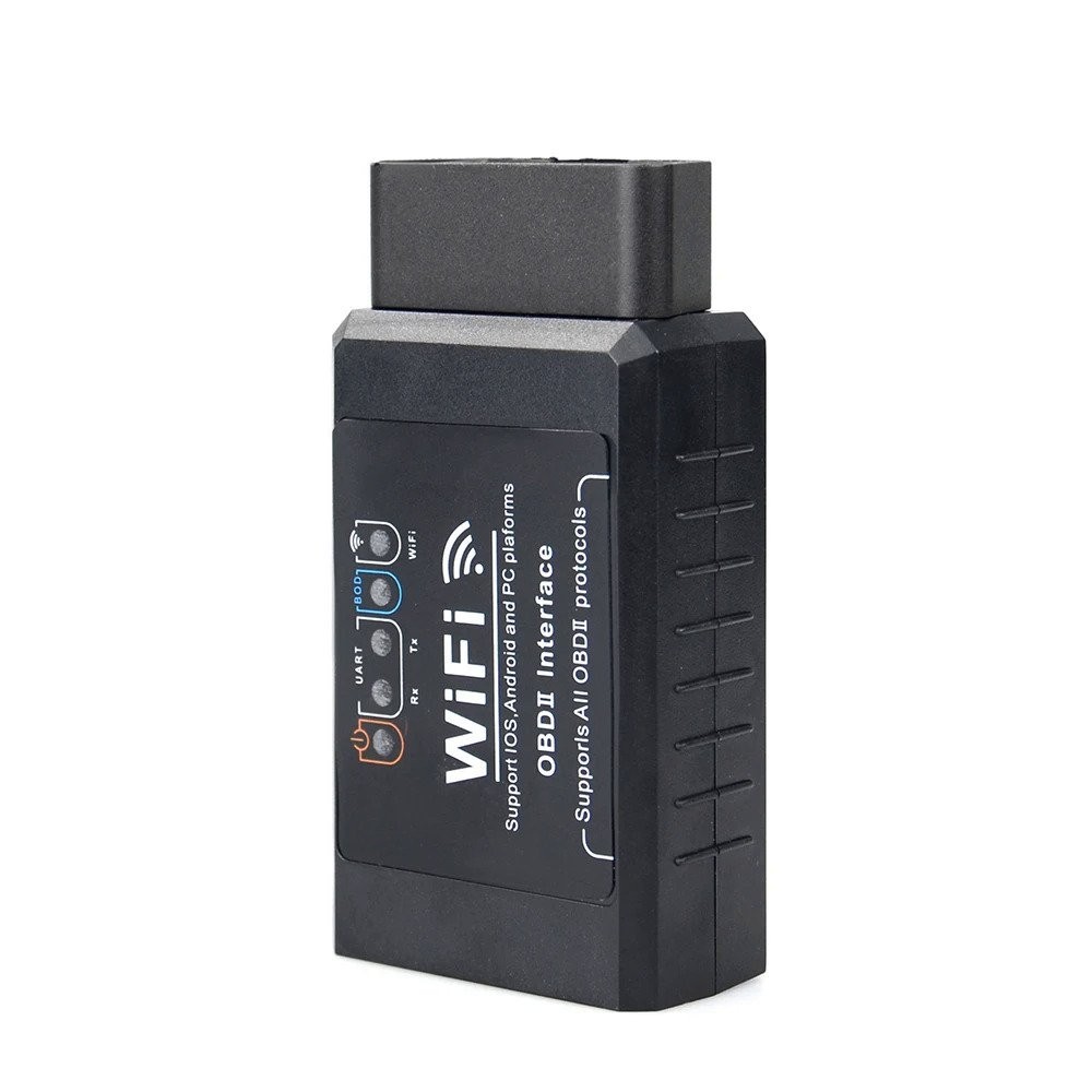 2021 ELM327 WiFi Black V1.5 OBD2 Car Fault Detector Diagnostic Scanner for Android IOS PC ...