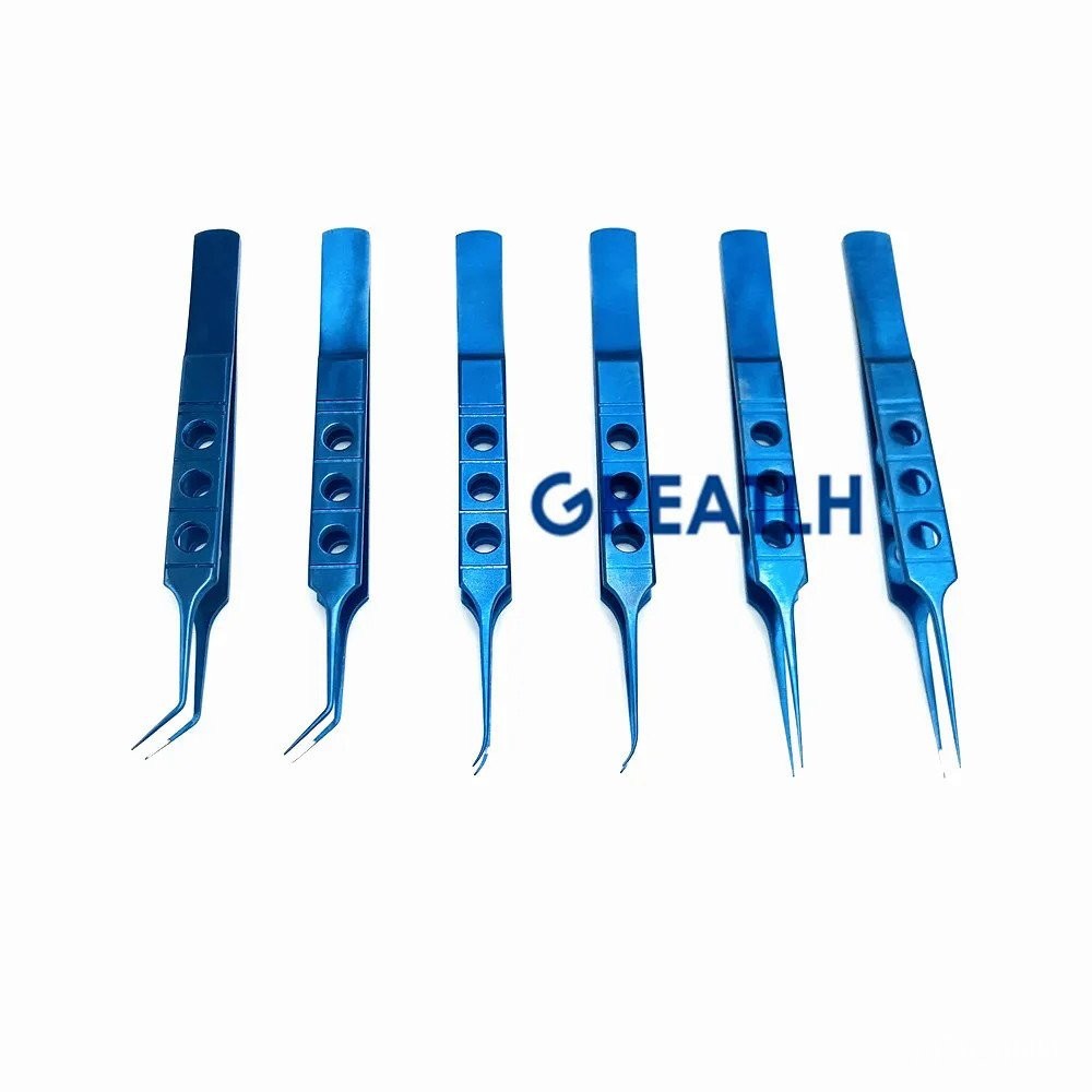 11cm Titanium forceps ophthalmic micro scissor tweezer Titanium ...