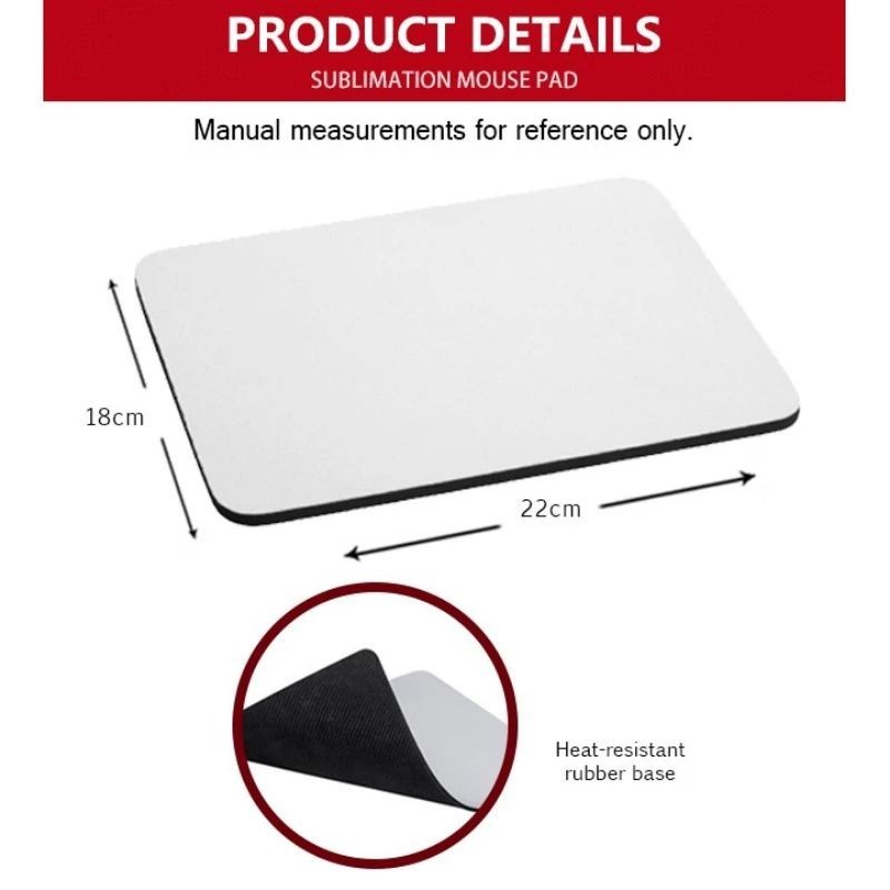 Sublimation Blank Mouse Pad | Shopee Philippines