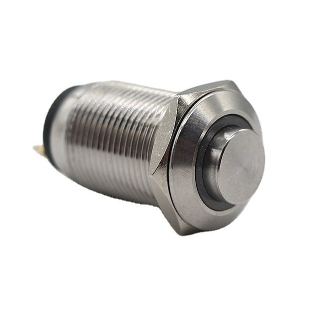 Customized 12mm metal push button switch waterproof metal push button ...