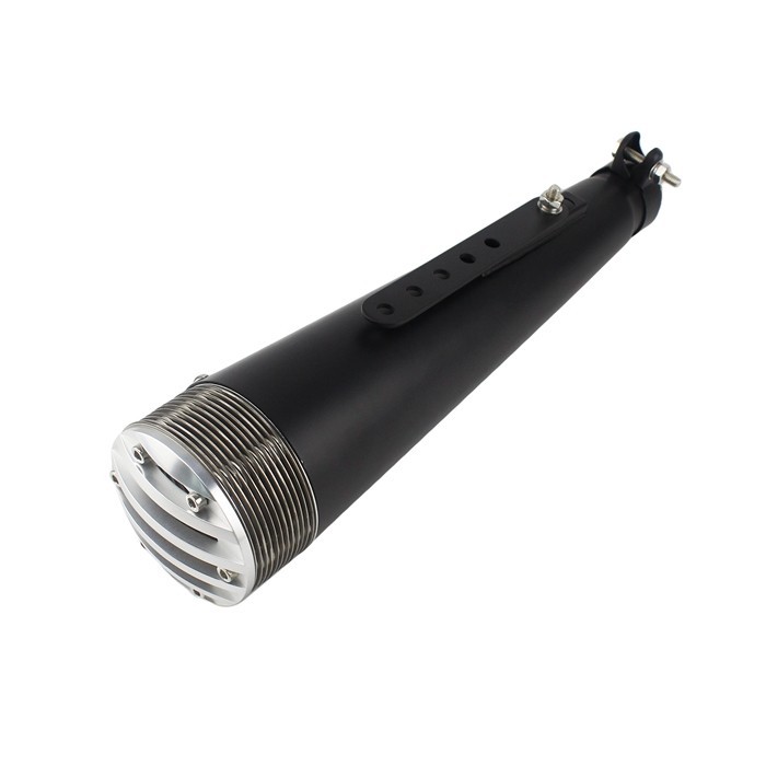Motorcycle Retro Exhaust Muffler Pipe Motorbike Slip-On Vintage ...