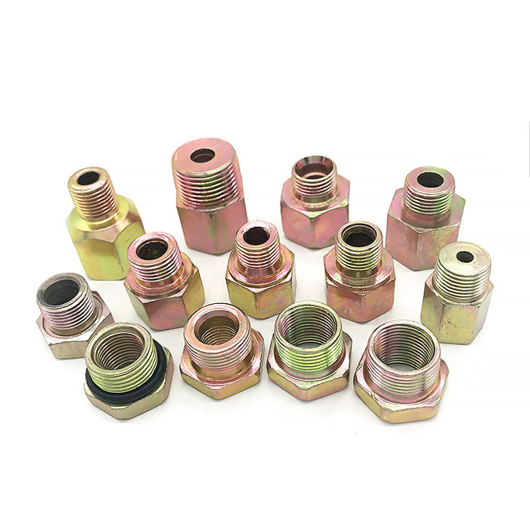 Internal and external wire straight thread conversion joints for small ...