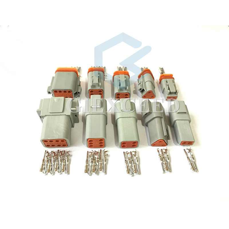 Deutsch 2/3/4/6/8 Pin Starter Waterproof Electrical Socket DT Series ...
