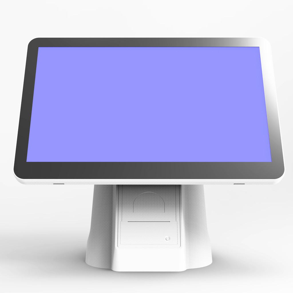 Dual Screen pos machine with printer windows tablet pos monitor ...