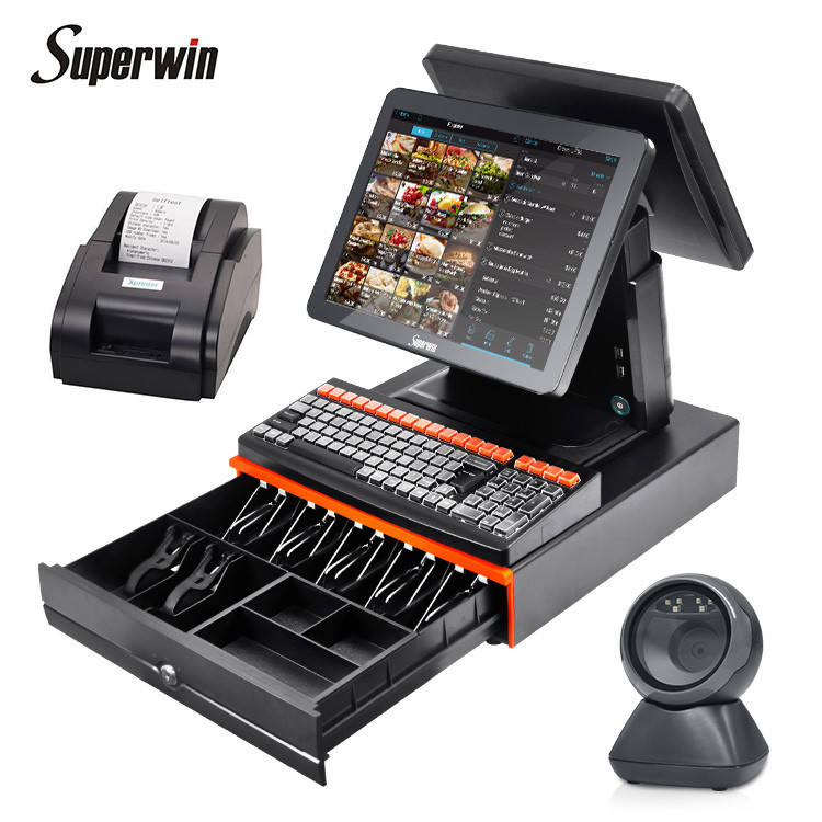 cheap cash register portable pos machine terminal pos machine charger ...