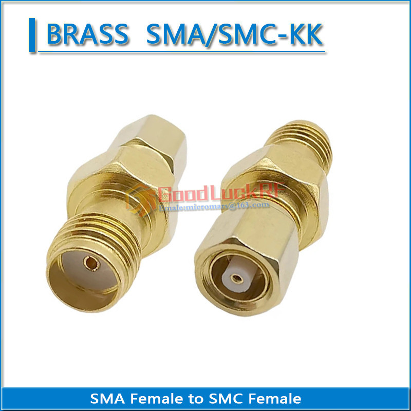 】1X Pcs SMA Female to SMC Female Plug Straight Coaxial RF Adapters for ...