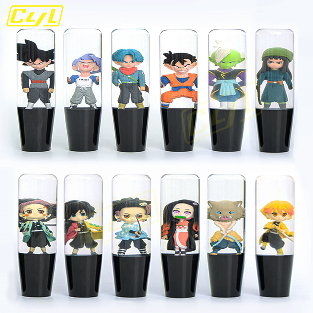 JDM Universal Acrylic Kawaii Cartoon Gear Shift Knob 15cm Manual Car ...