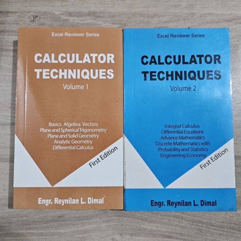 Calculator Techniques volume 1 & 2 (by :Reynilan L.Dimal) | Shopee ...