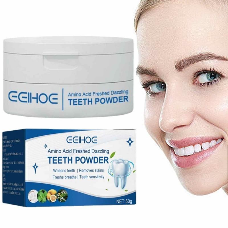 Toothbrush Tooth Powder Yellow Teeth Cleaning Powder 50g Smoke Coffee ...