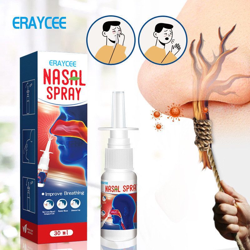 ERAYCEE Herbal nasal spray, nasal congestion itchy runny nose sneeze ...