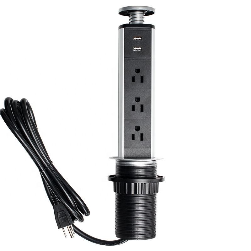 pop up power tower modern office desk /Smart Extension Socket Power ...