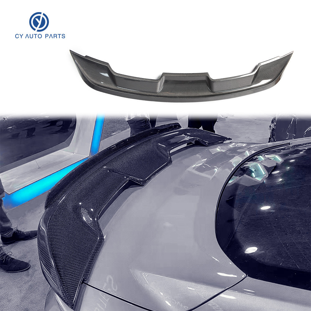 Factory direct sales Car Trunk Carbon Fiber Rear Lip Wing Tail Body Kit ...