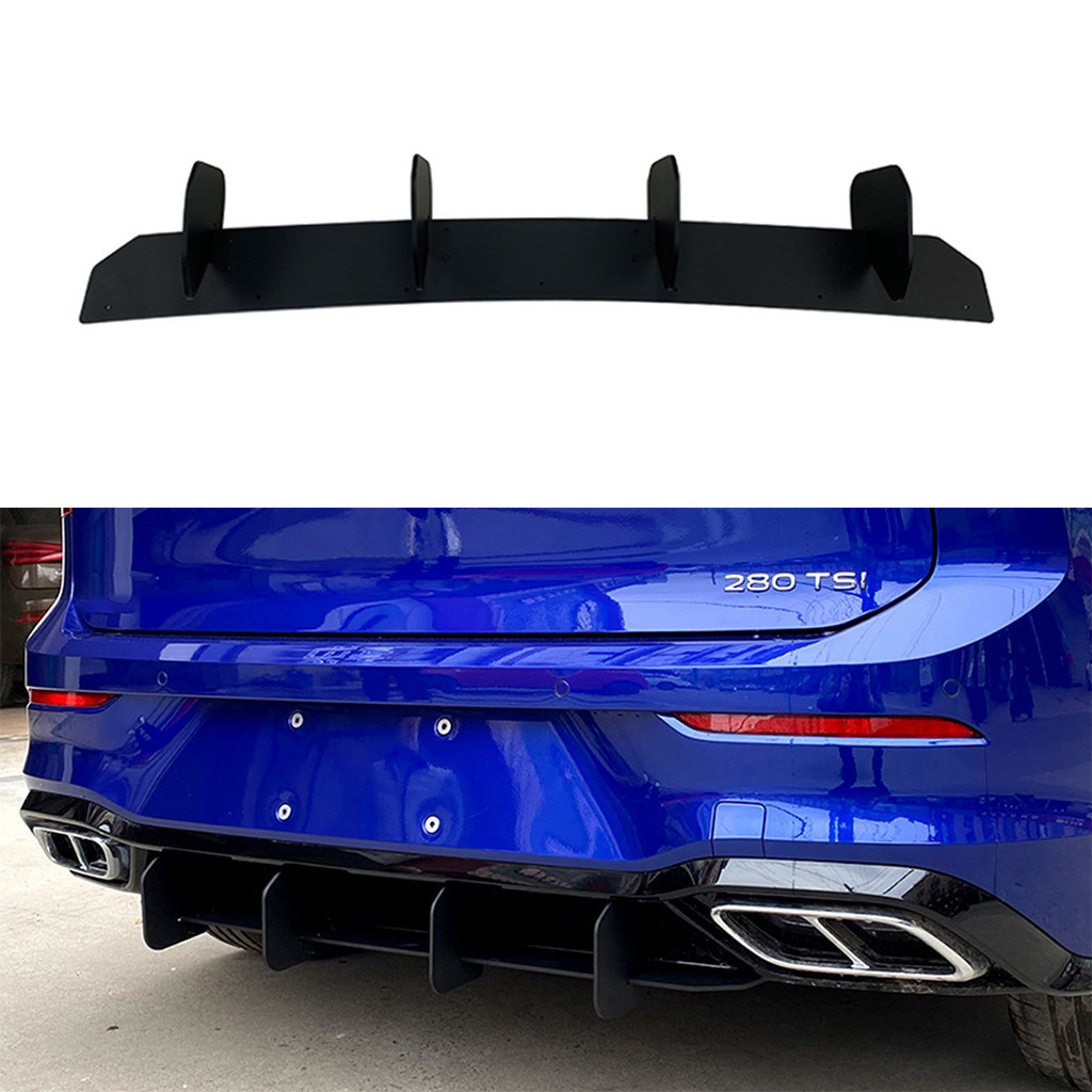 Rear Bumper Diffuser Spoiler Side Splitters Racing Diffuseur Custom ...