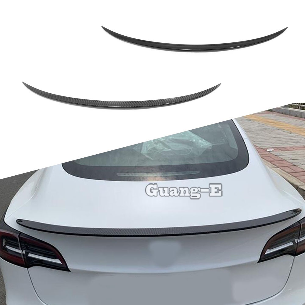 Trim Sticker Rear Tail Spoiler Side Triangle Wing Window Bezel 1Pcs For ...