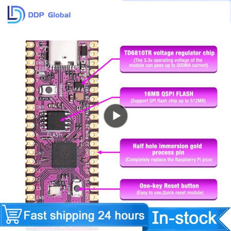 Raspberry Pi Pico Board Picoboot IPL Replacement Modchip and SD2SP2 Adapter Card Reader For ...