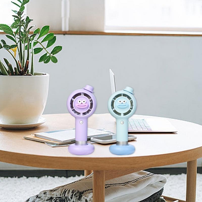 Mini Portable Fans Handheld USB Rechargeable Fan Air Cooler Outdoor ...