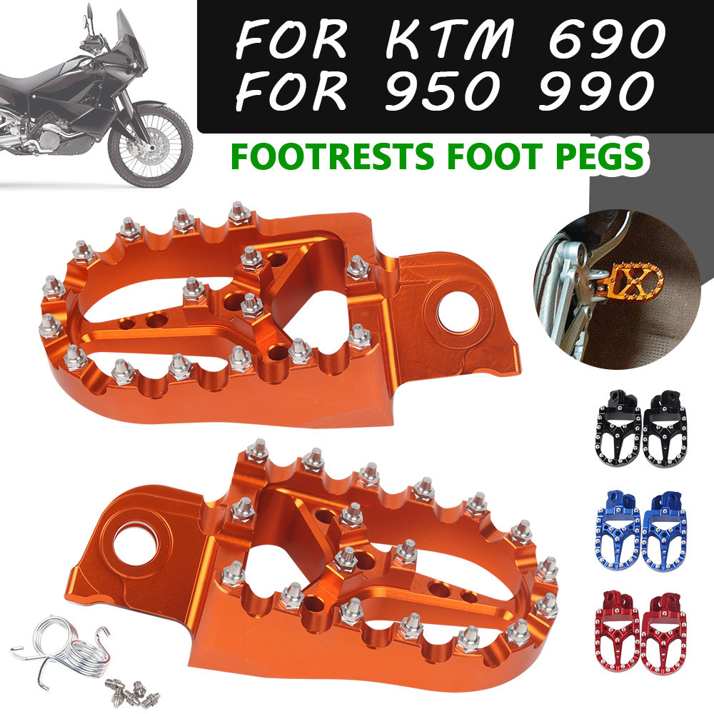 Motorcycle Accessories Footrest Footpegs Foot Pegs For KTM 690 ENDURO R ...