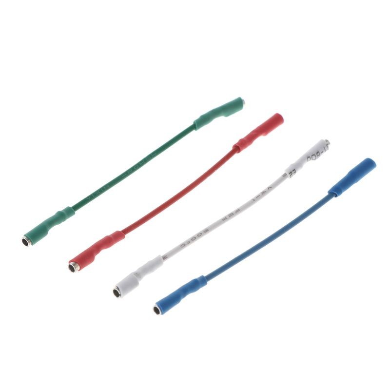 ☬4PCS Universal Silver Leads Wires Header Wire Cable 50mm for 1.2-1.3mm ...